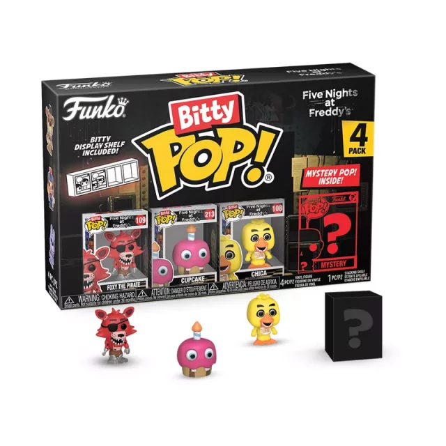 Figur Five Nights at Freddy’s - Foxy The Pirate 4-pack (Funko Bitty P