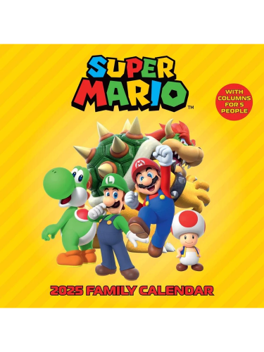 Kalender Super Mario Family 2025 - Xzone.de
